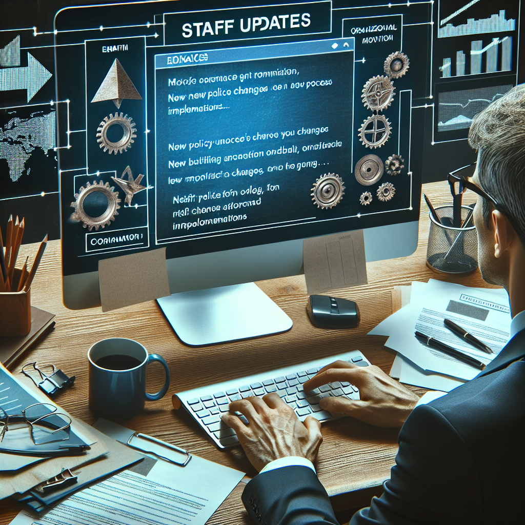 Best Staff Update Email Template | Vondy