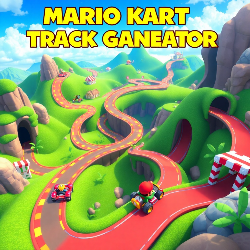 Best Random Mario Kart Track Generator | Vondy