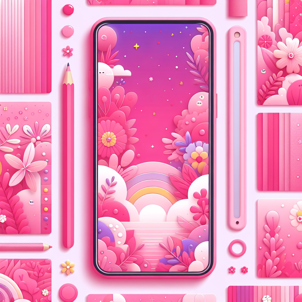 Best Hot Pink Phone Wallpaper Generator | Vondy