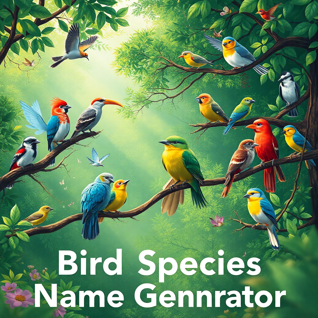 Best Bird Species Name Generator | Vondy