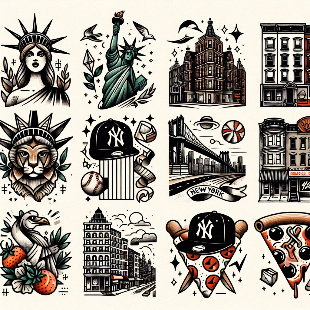 New york city tattoos designs - Calaverastattoos.com