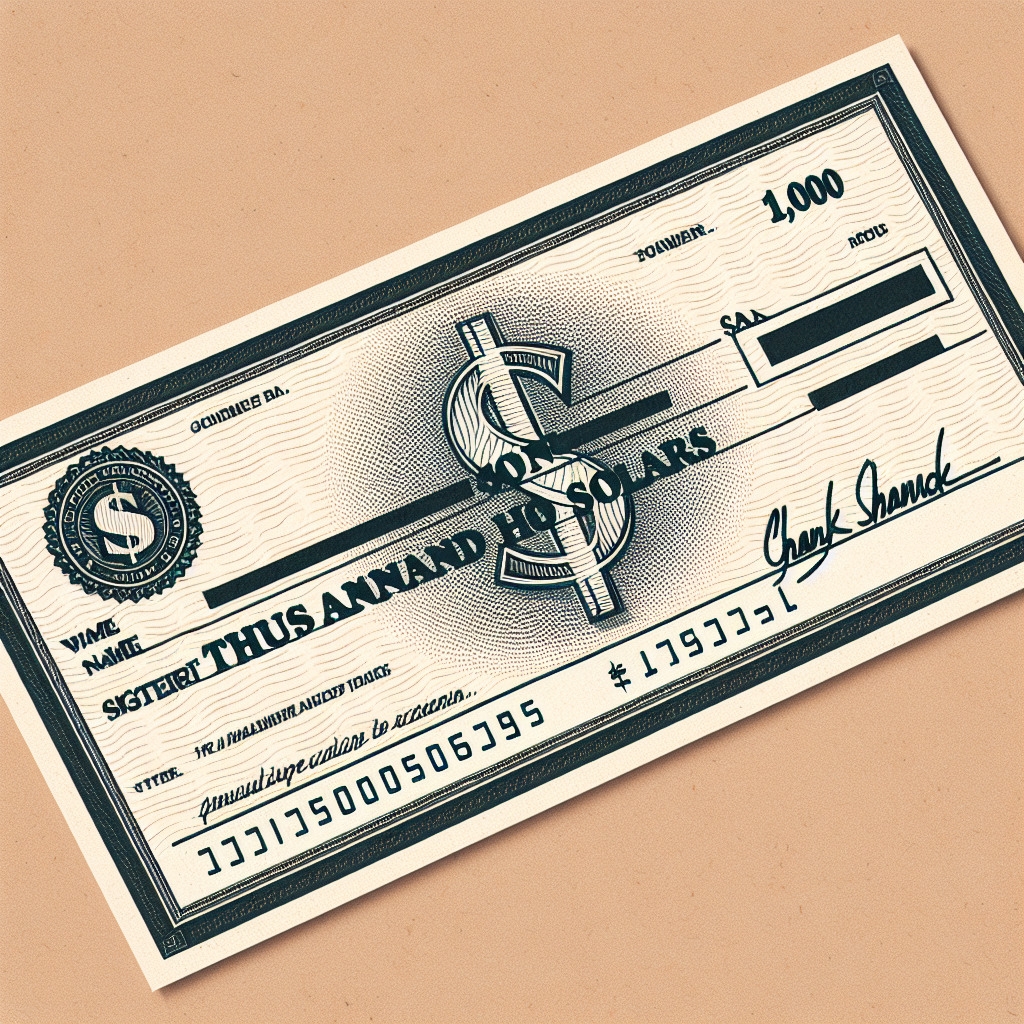 Best How To Write A Check One Thousand Five Hundred | Vondy