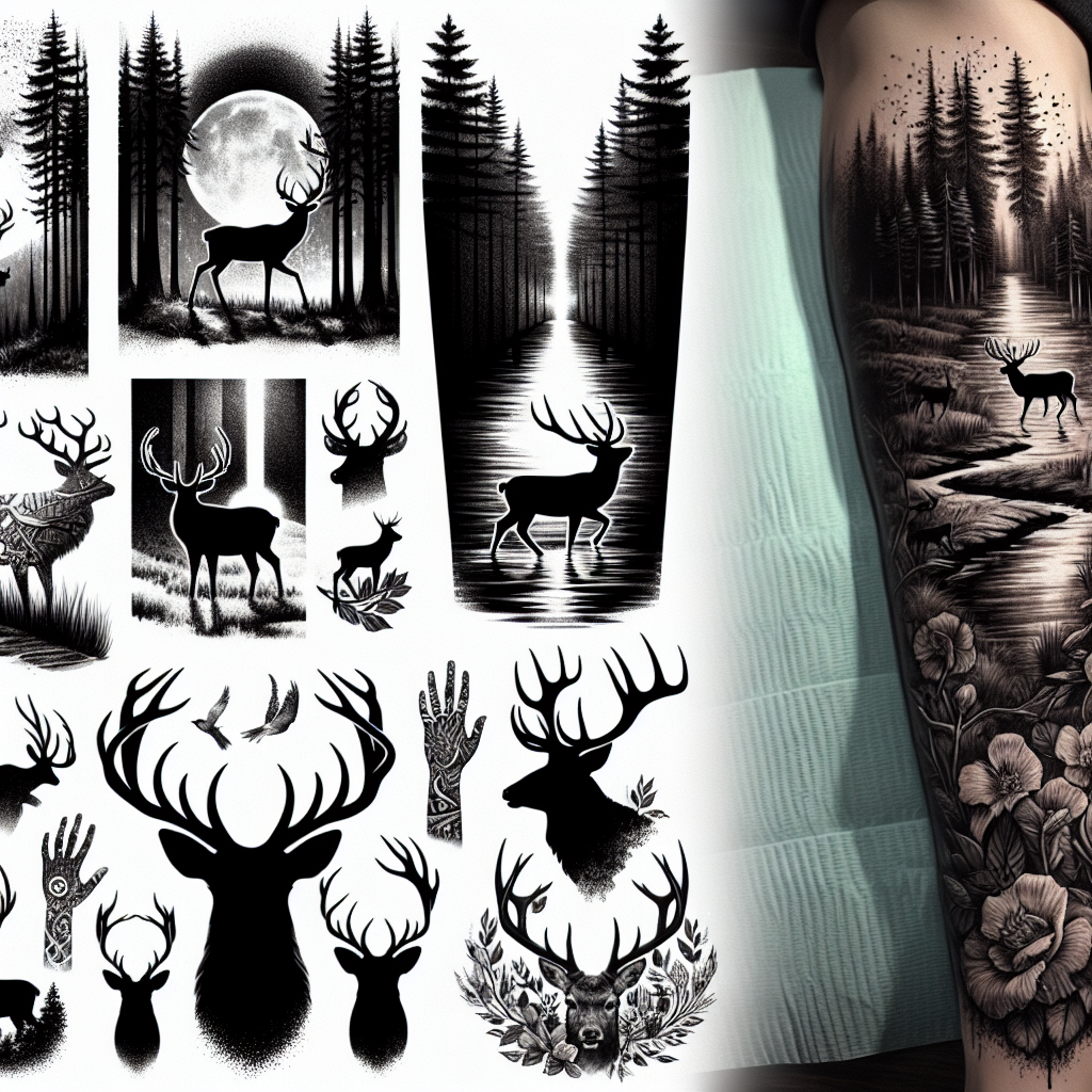Deer Hunting Tattoo Designs 48 Best Hunting Tattoos To Show Off Your