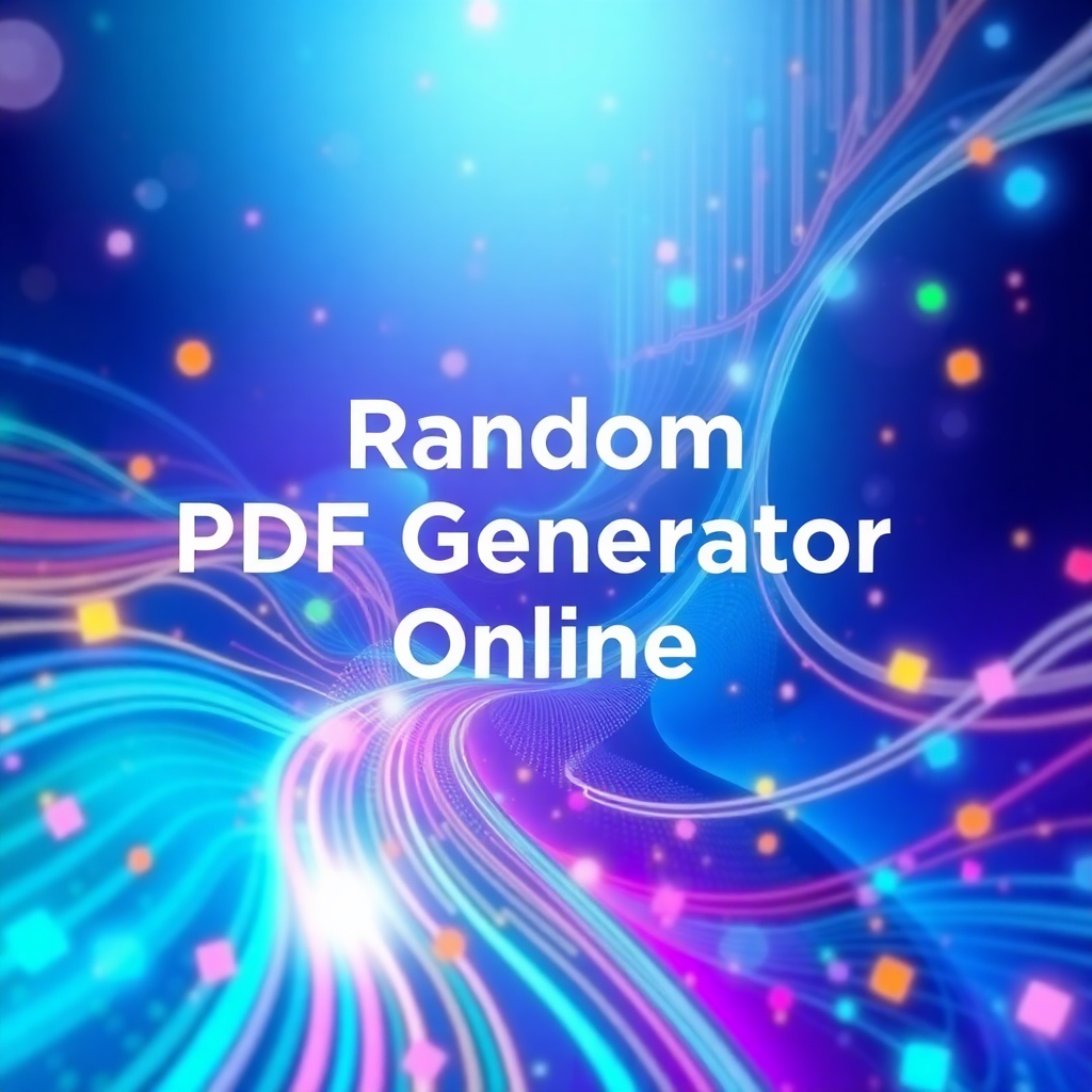 Best Random Pdf Generator Online | Vondy