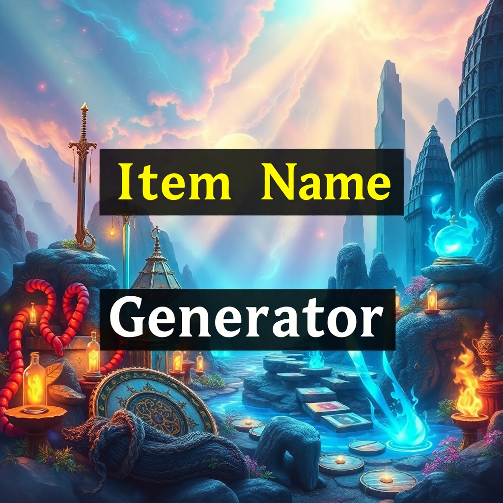 Best Fantasy Item Name Generator | Vondy