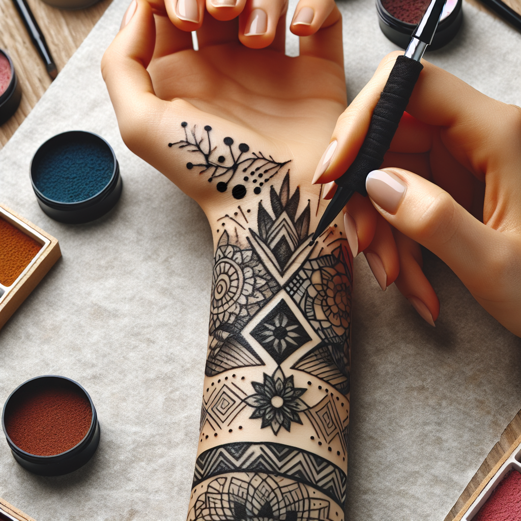 Best Abstract Wrist Tattoo Generator | Vondy
