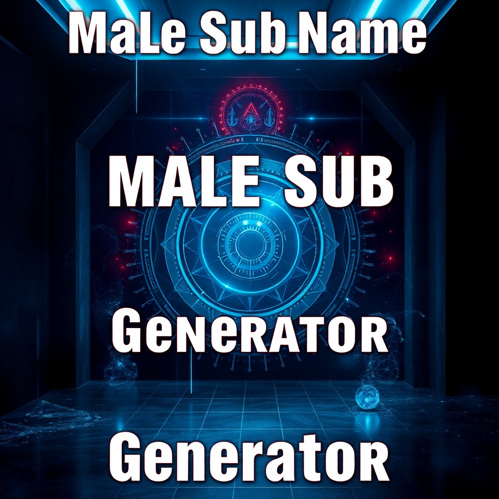 Best Male Sub Name Generator | Vondy
