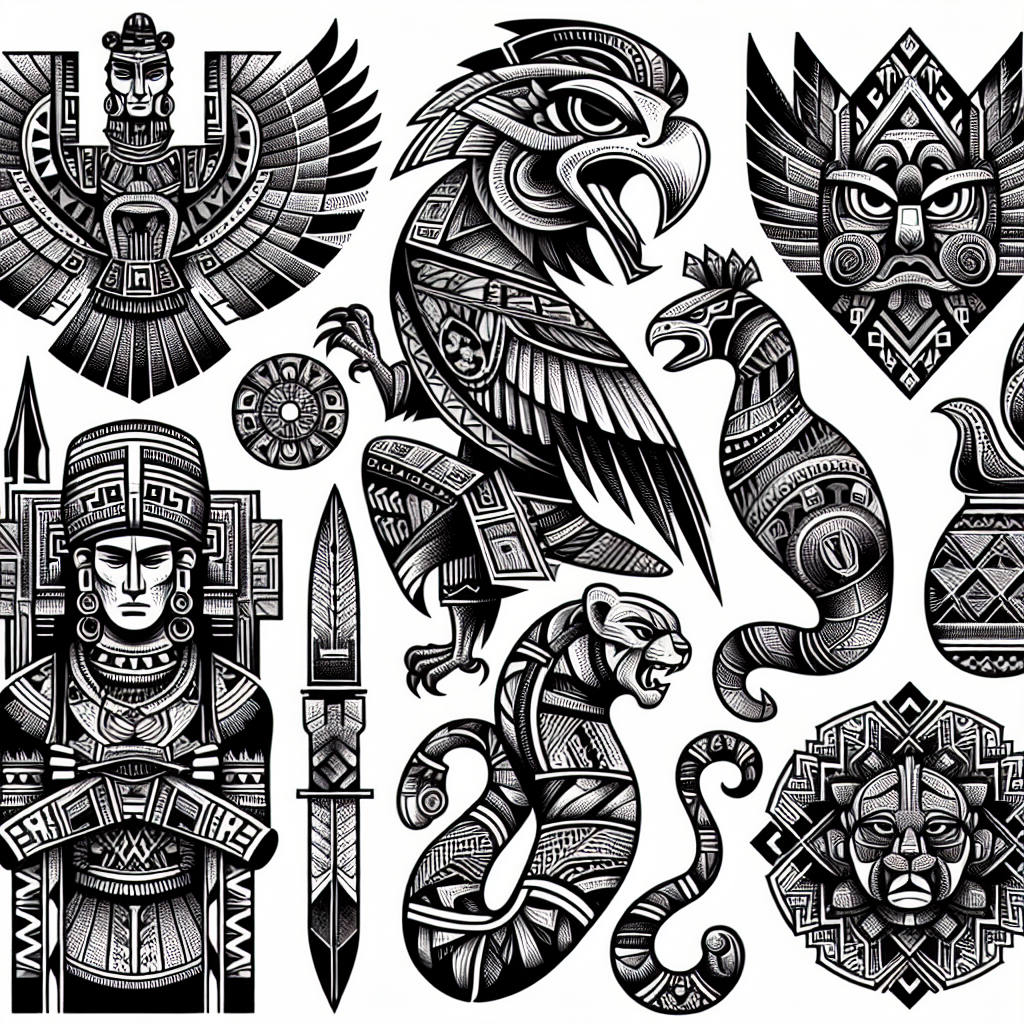 Peruvian tribal tattoos - Eagleviewtattoo.com