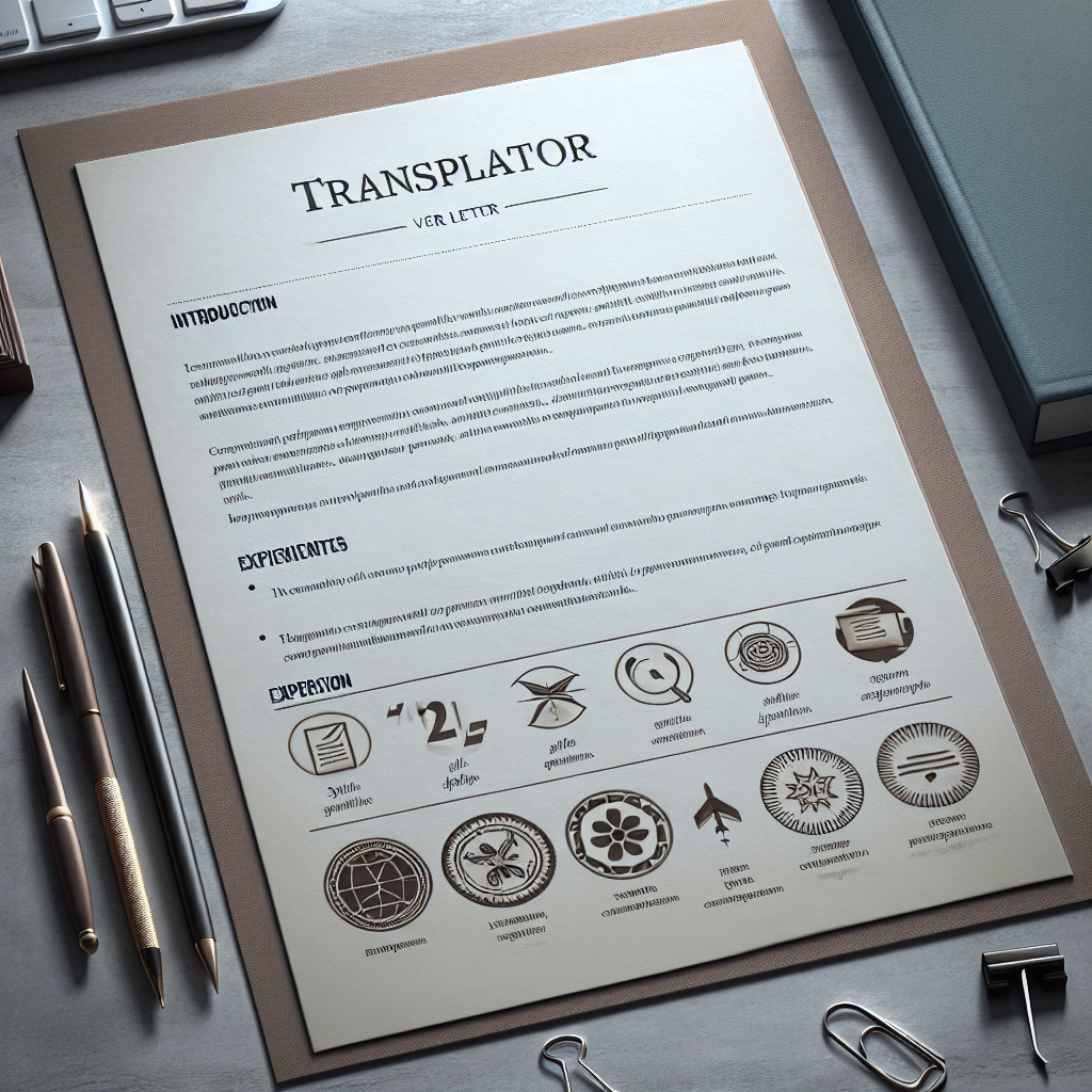 Best Translator Cover Letter Generator | Vondy