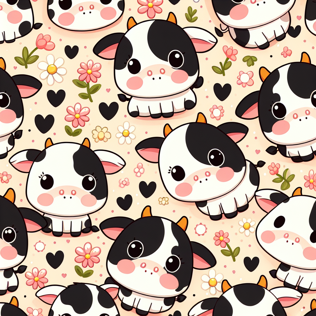 Best Cute Cow Print Wallpaper Generator | Vondy