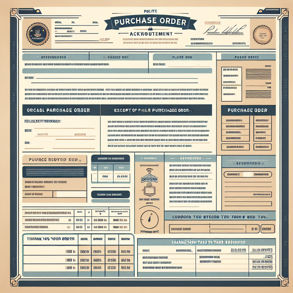 Best Purchase Order Acknowledgement Email Template | Vondy