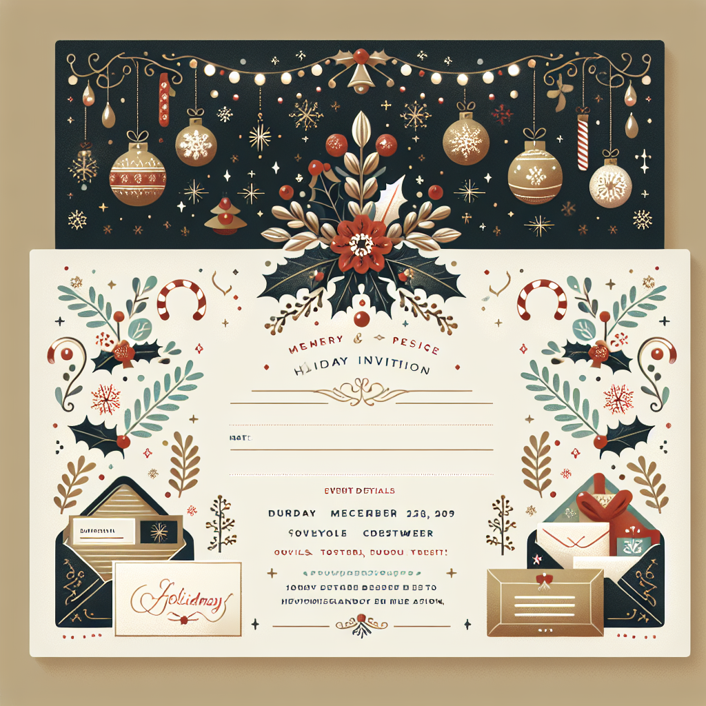 Best Holiday Email Invite Template | Vondy