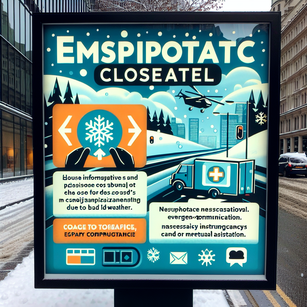 Best Snow Storm Email Template | Vondy