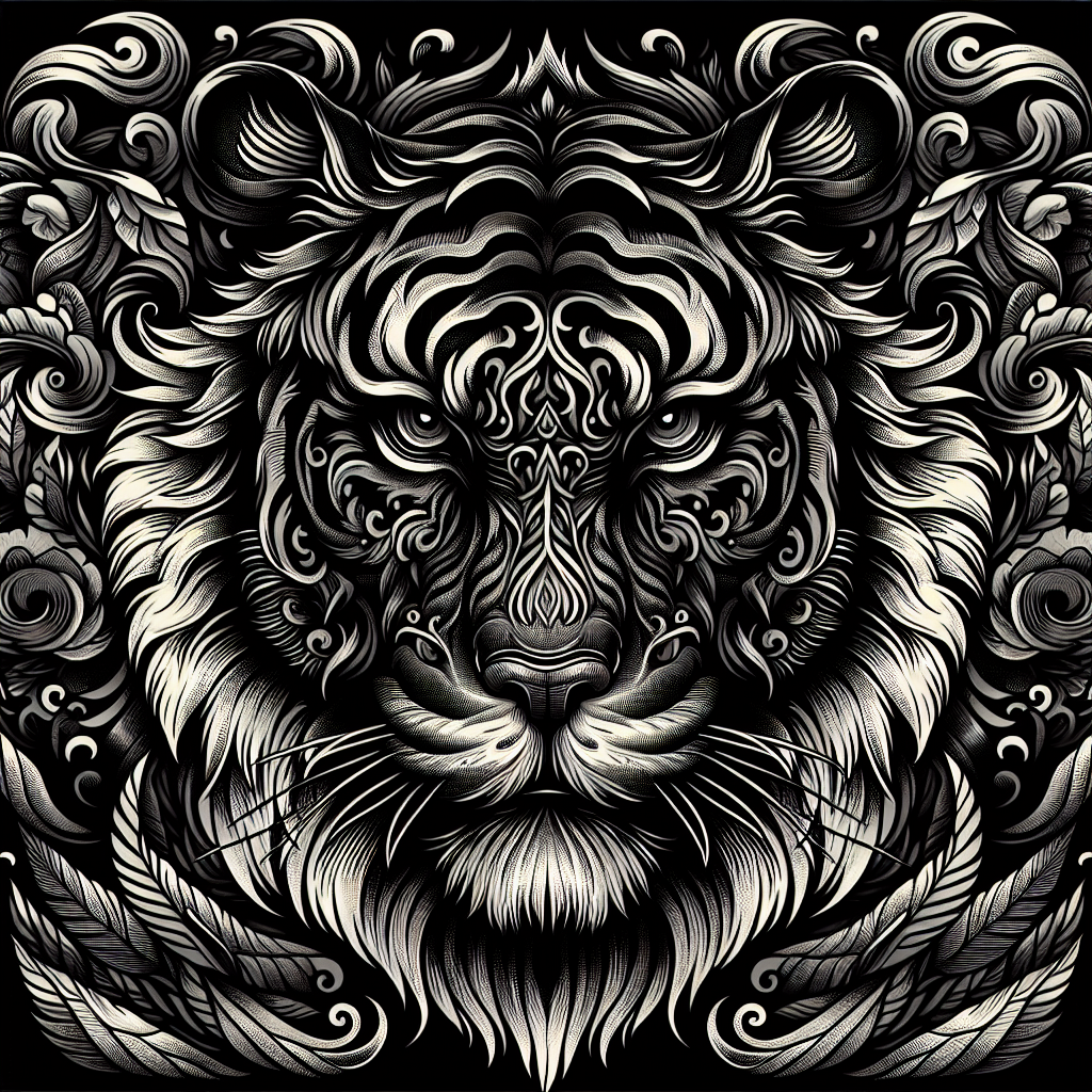 Best Gothic Tiger Tattoo Generator | Vondy