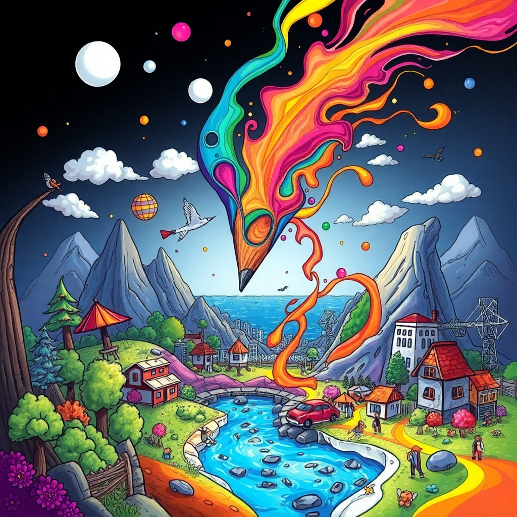 Best Random Scene Generator Drawing | Vondy