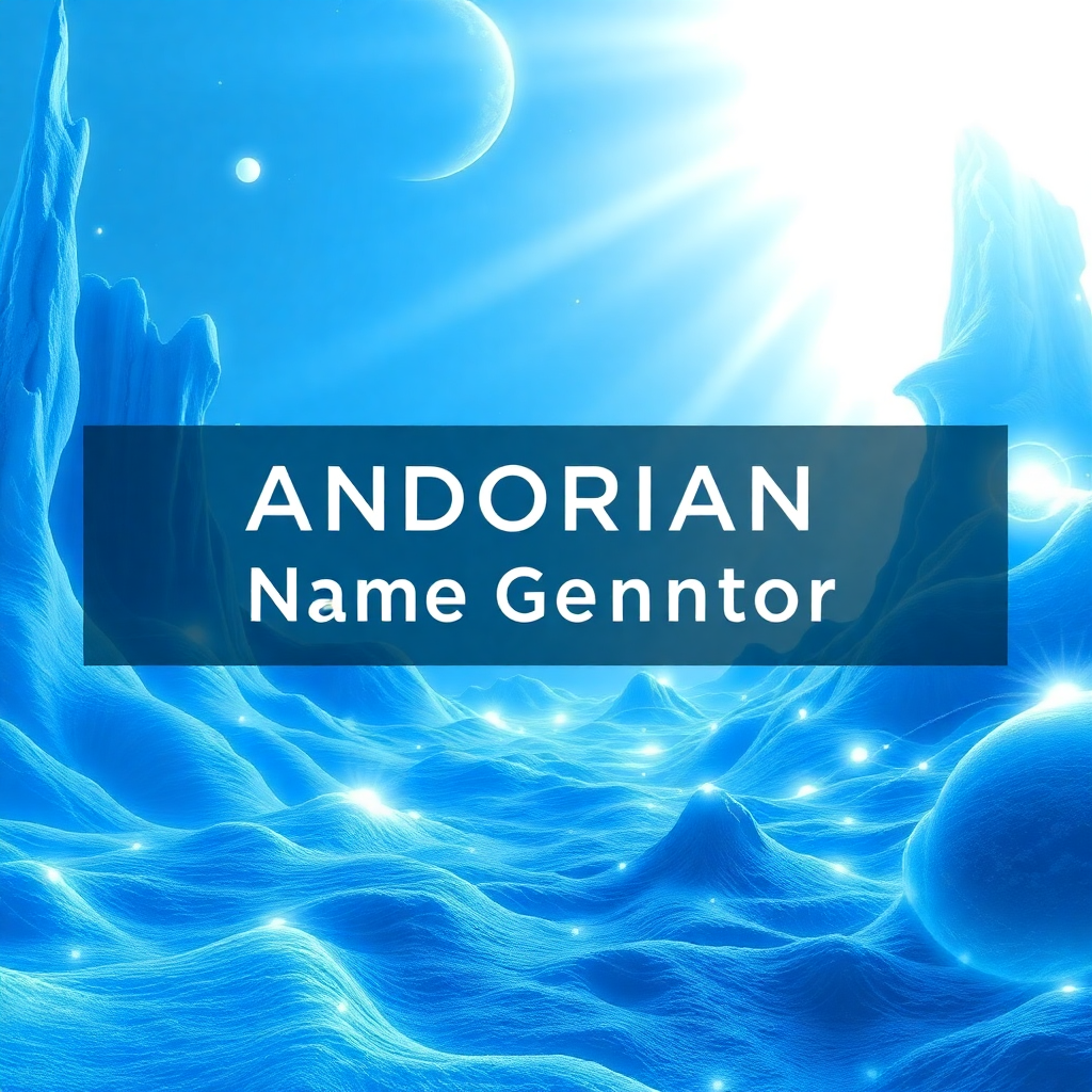 Best Andorian Name Generator | Vondy