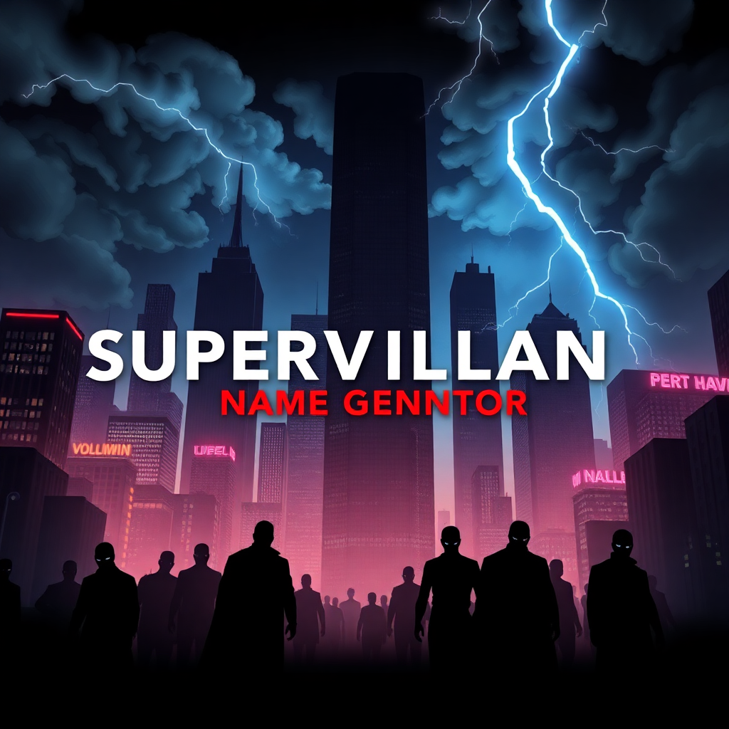 Best Supervillian Name Generator | Vondy