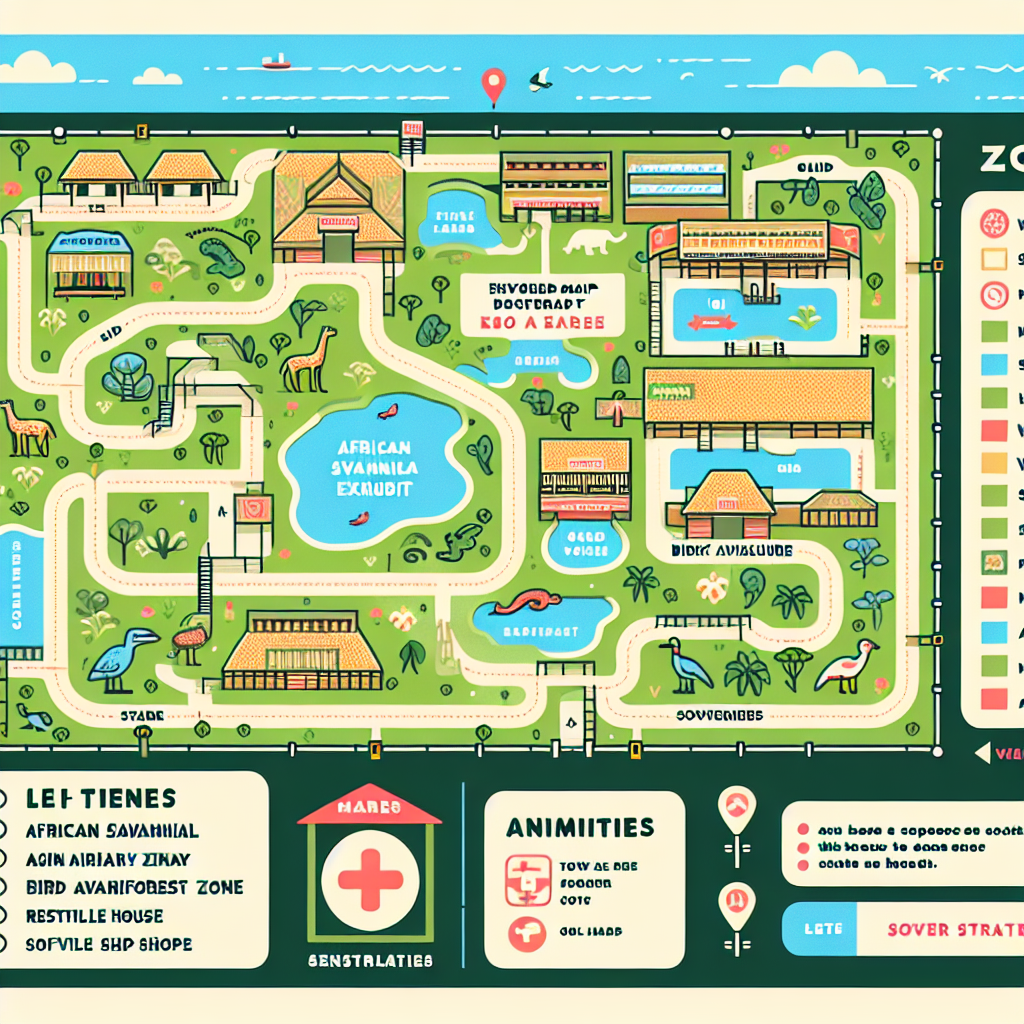 Best Zoo Map Illustration Generator | Vondy