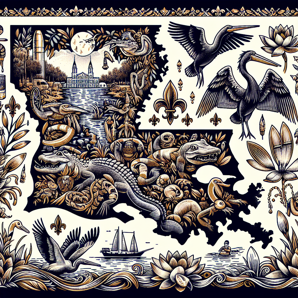 Louisiana swamp scene tattoo - Eagleviewtattoo.com