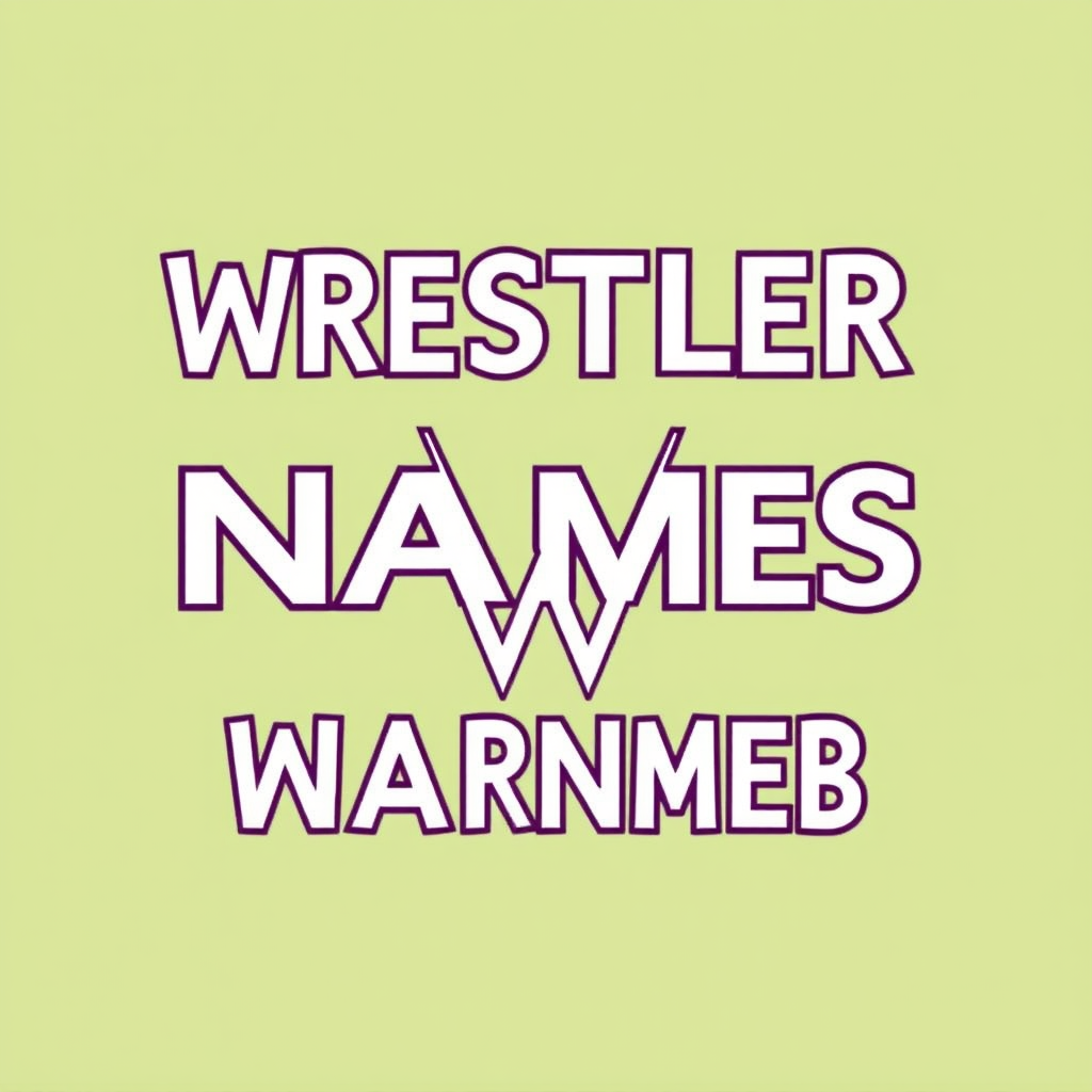 Best Wrestler Name Generator | Vondy