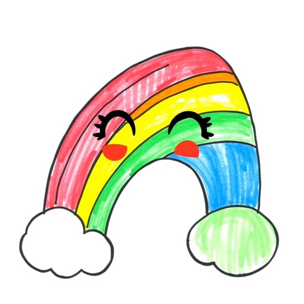 Best Cute Rainbow Drawing Ideas | Vondy