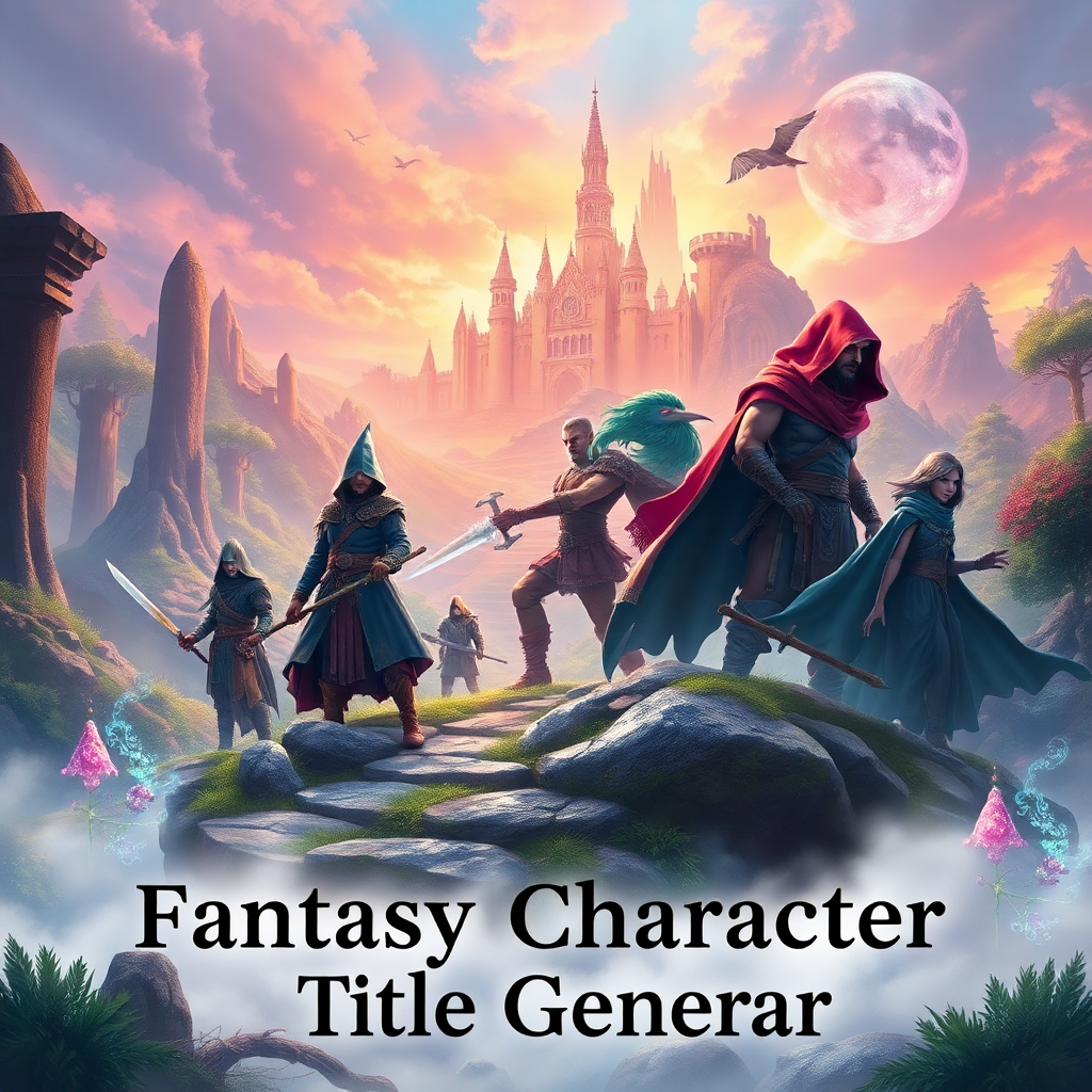 Best Fantasy Character Title Generator | Vondy