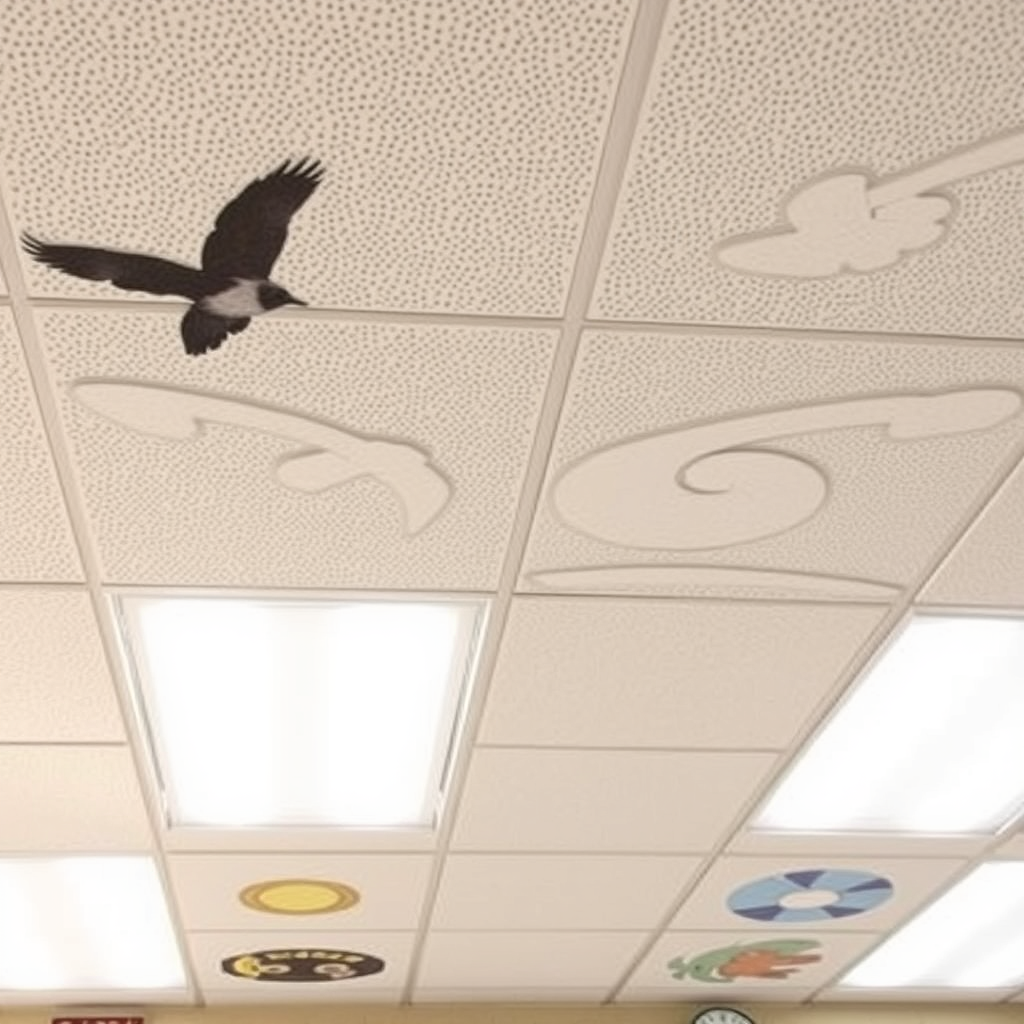 Best Ceiling Tile Painting Ideas For School | Vondy