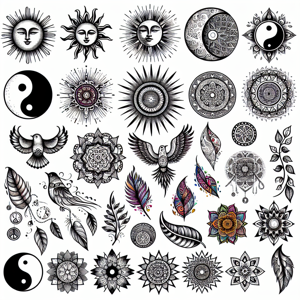 Unique Hippie Tattoos