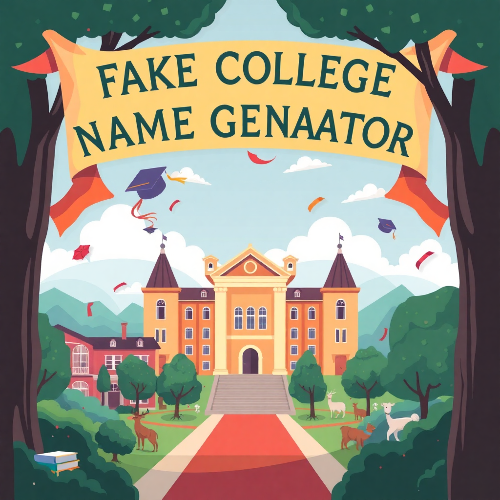 Best Fake College Name Generator | Vondy