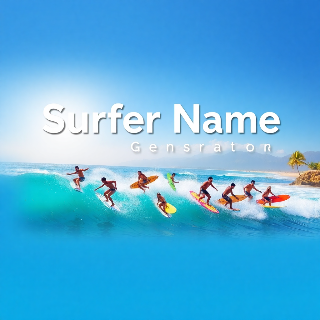 Best Surfer Name Generator | Vondy