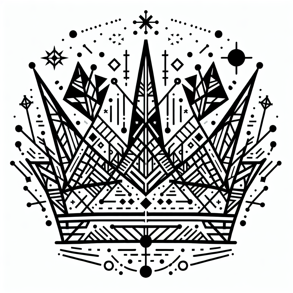 Best Geometric Crown Tattoo Generator | Vondy
