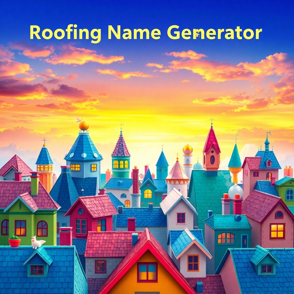 Best Roofing Name Generator | Vondy