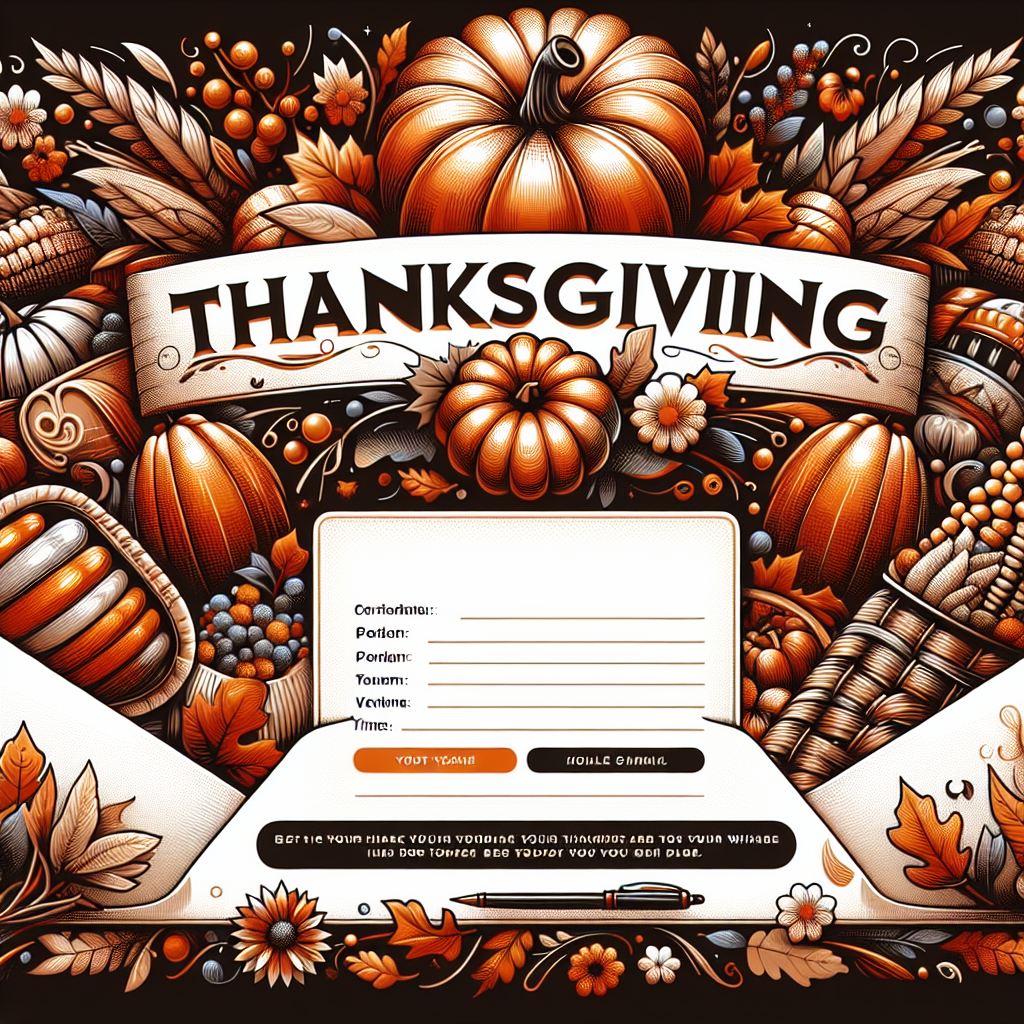 Best Thanksgiving Email Signature Template | Vondy