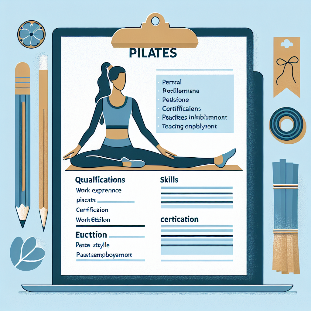 Best Pilates Instructor Resume Generator | Vondy