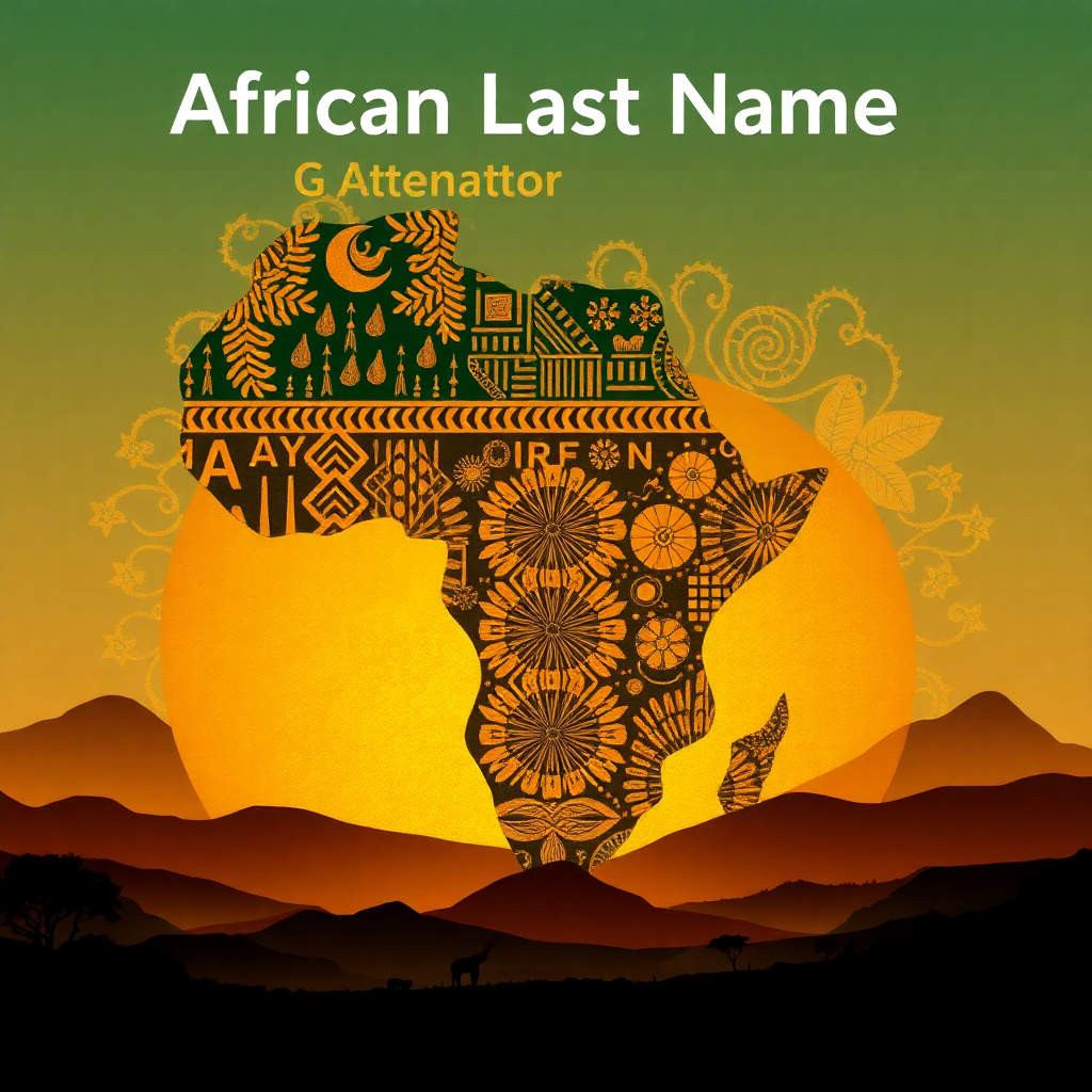 Best African Last Name Generator | Vondy