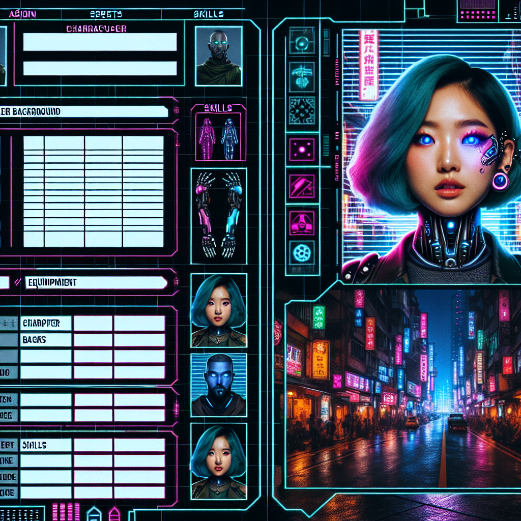 Best Cyberpunk Game Character Generator | Vondy