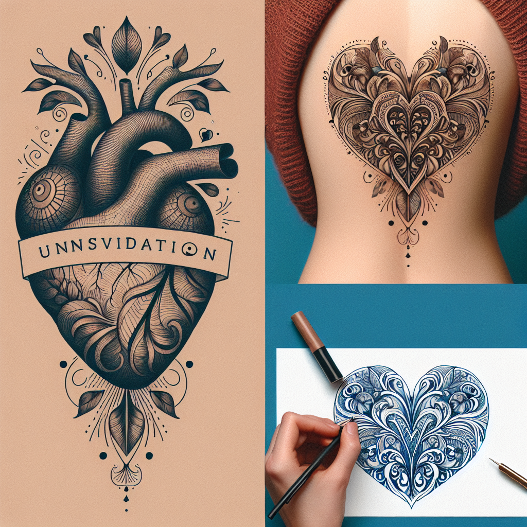 Best Portrait Heart Tattoo Generator | Vondy
