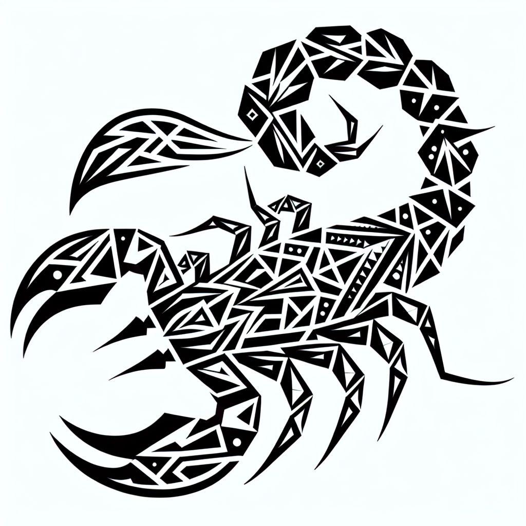 Best Geometric Scorpion Tattoo Generator | Vondy