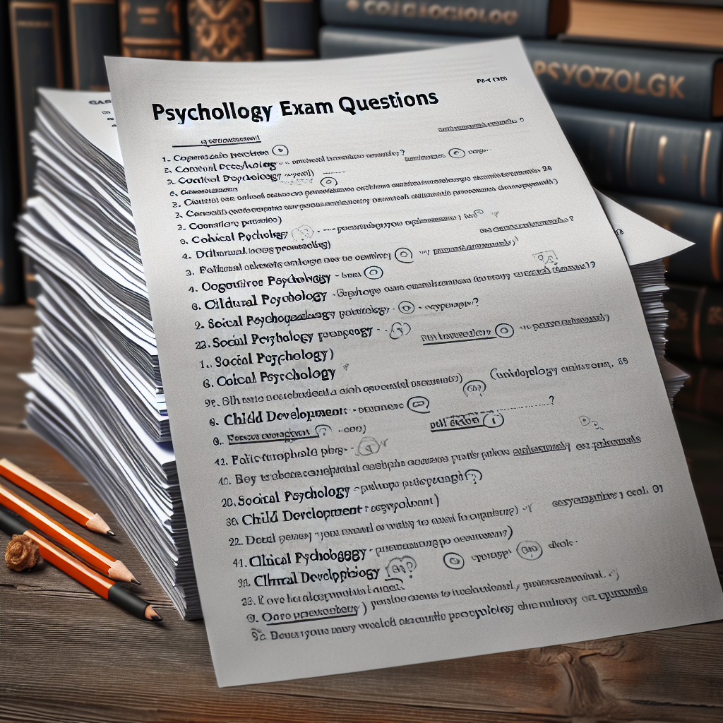 Best Psychology Exam Question Generator | Vondy