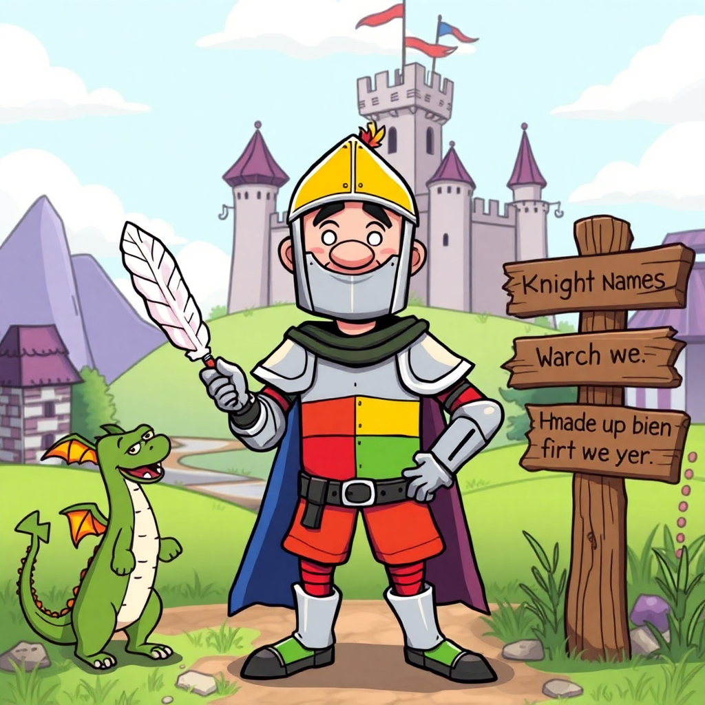 Best Funny Knight Name Generator | Vondy