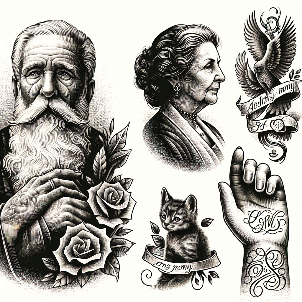 Grandpa remembrance tattoos - Calaverastattoos.com