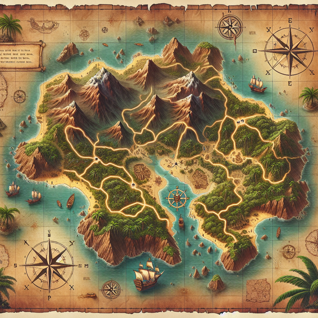 Best Treasure Map Illustration Generator | Vondy