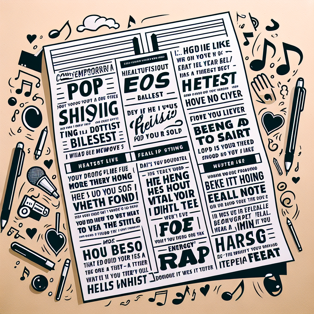 Best Contemporary Song Lyrics Generator | Vondy