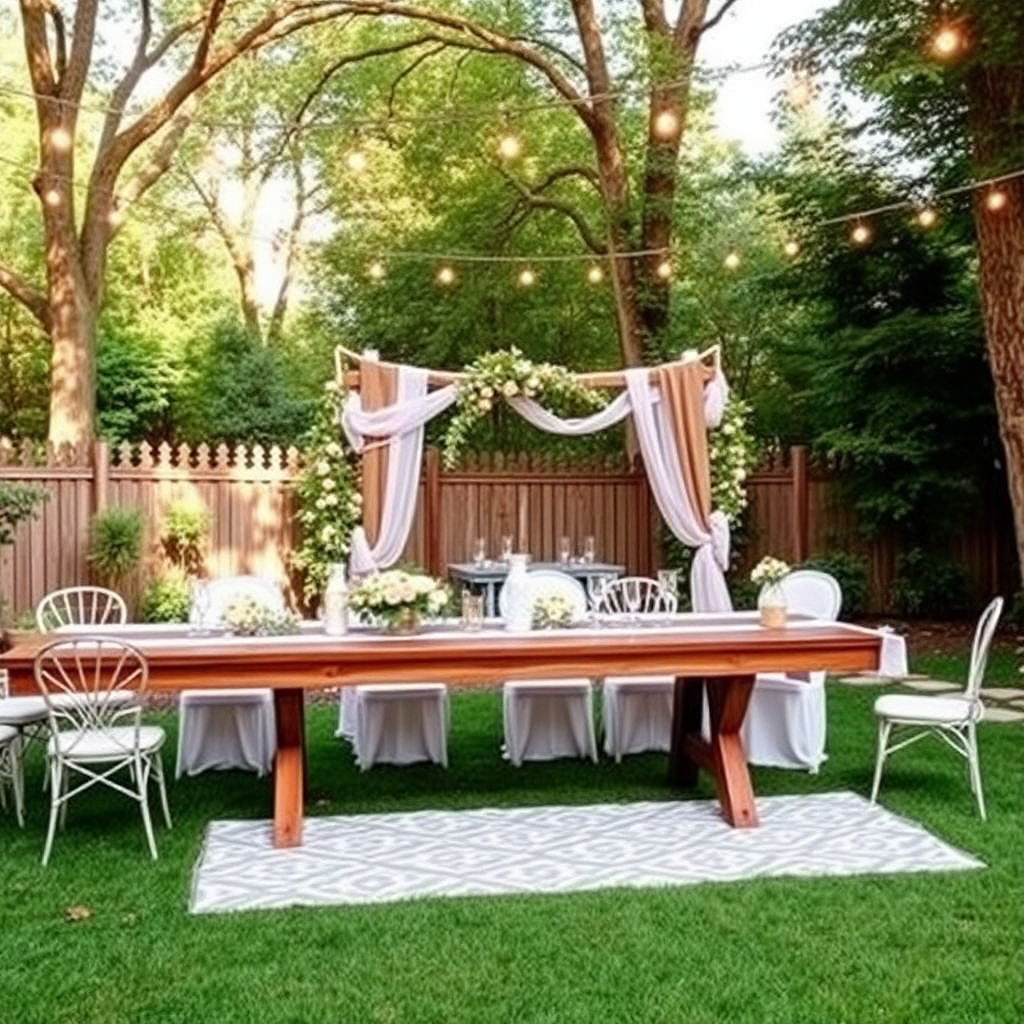 Best Small Backyard Wedding Ideas On A Budget | Vondy