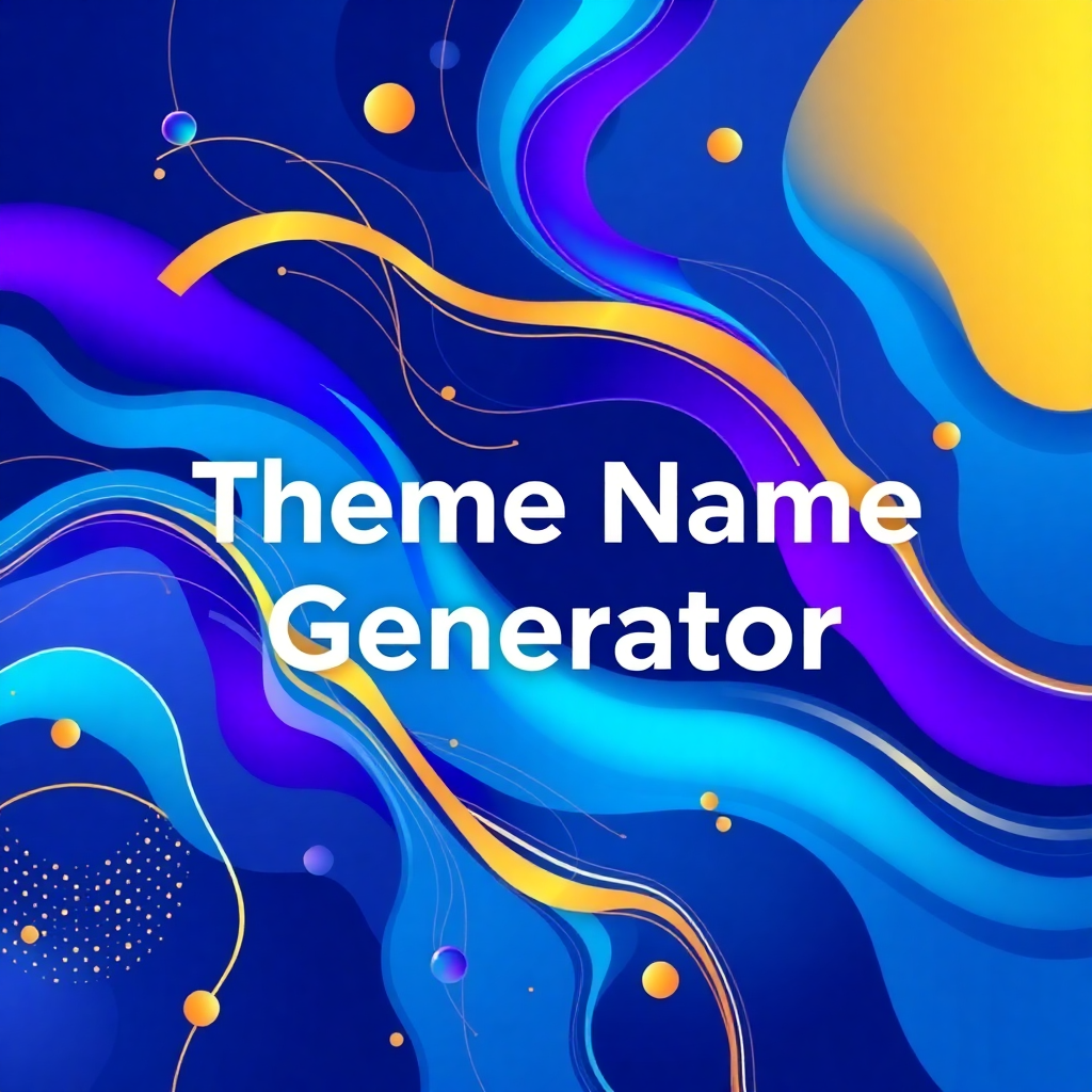 Best Theme Name Generator | Vondy