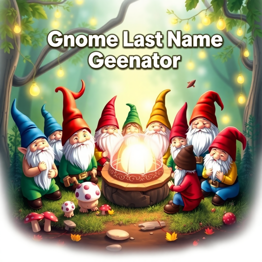 Best Gnome Last Name Generator | Vondy