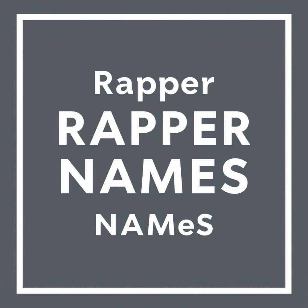 Best Random Rapper Name Generator | Vondy