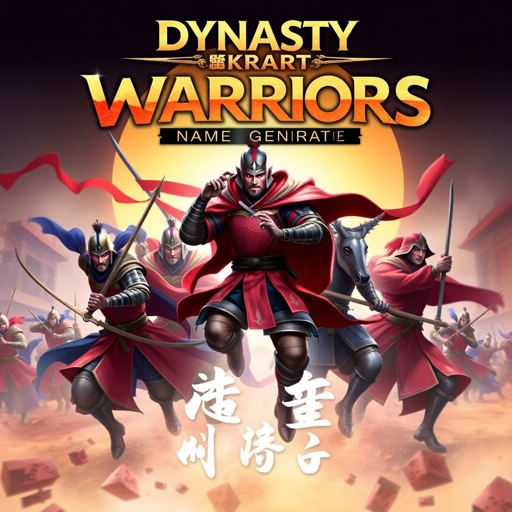 Best Dynasty Warriors Name Generator | Vondy