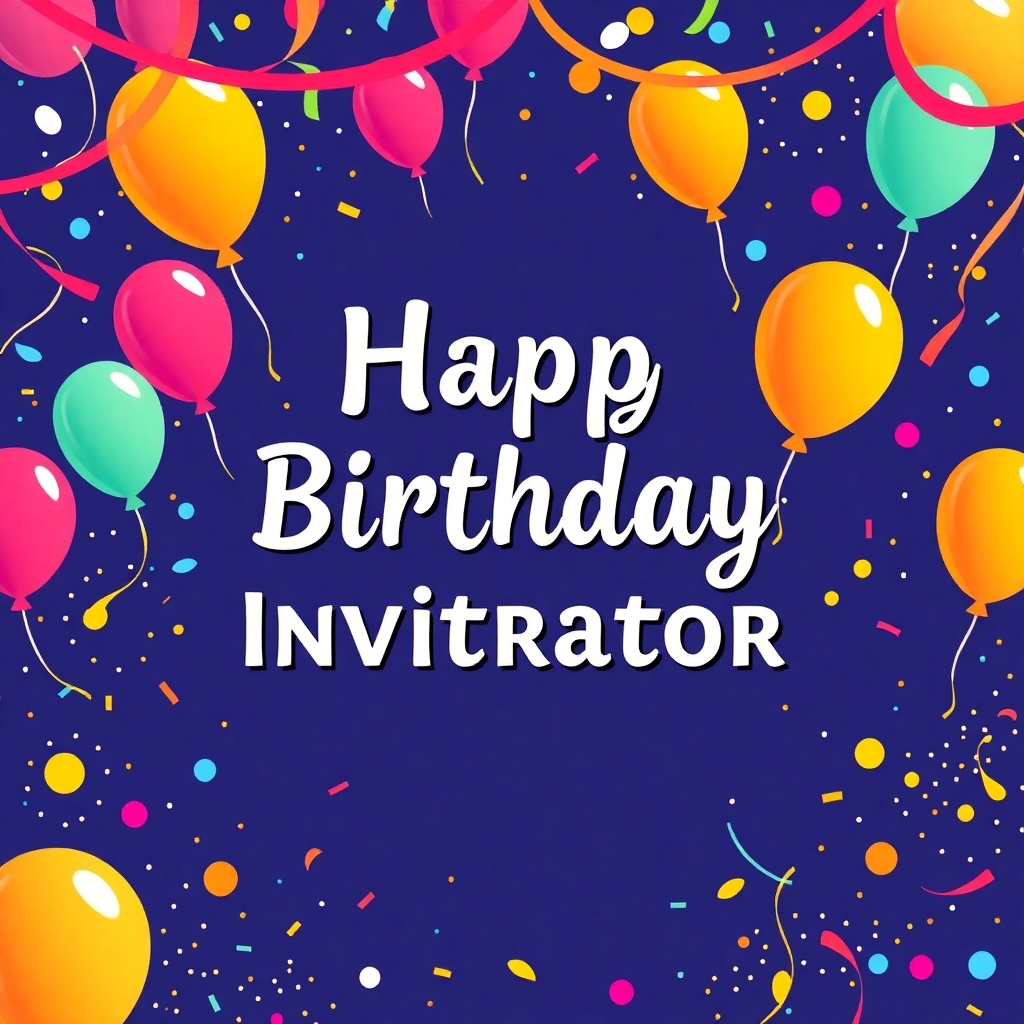 Best Ai Birthday Invitation Card Generator | Vondy