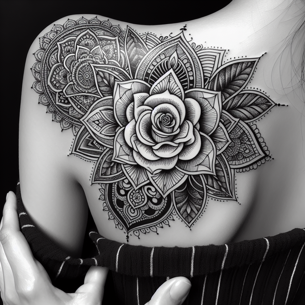 Best Mandala Rose Tattoo Generator | Vondy
